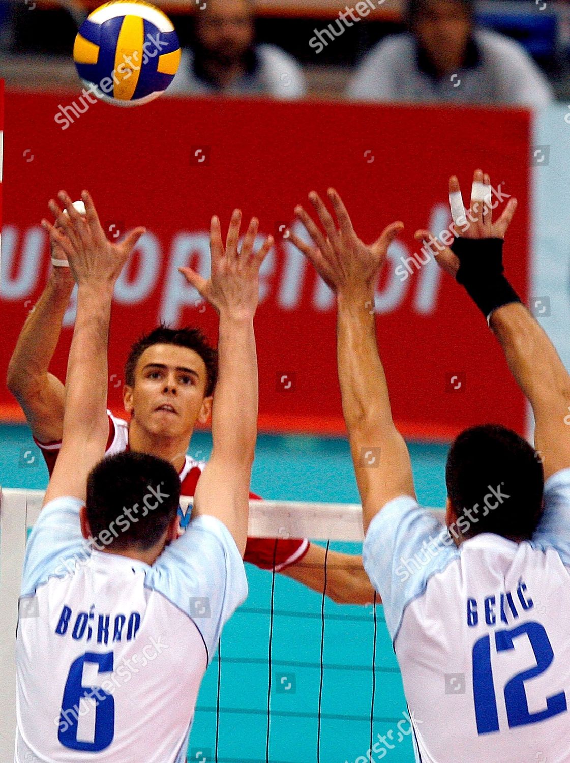 Mariusz Wlazly Back Poland Smashes Ball Editorial Stock Photo - Stock ...