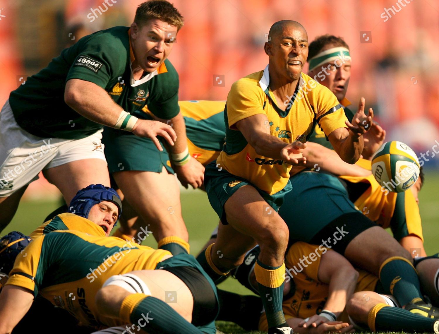 Australian Scrum Half George Gregan Passes Editorial Stock Photo ...