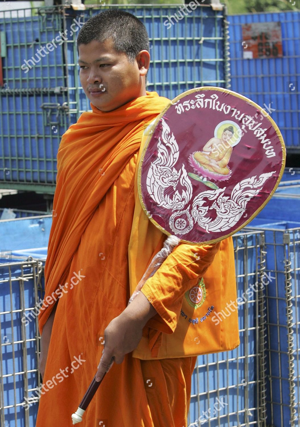 Monk Carrys Bullet Proofed Monk Bag Editorial Stock Photo - Stock Image ...