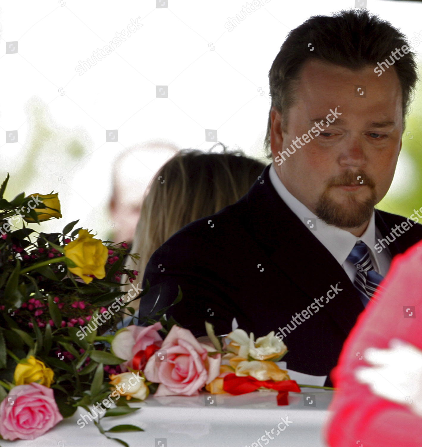 CURTIS BOLIN JAMIE'S FATHER LAYS FLOWER Editorial Stock Photo - Stock ...