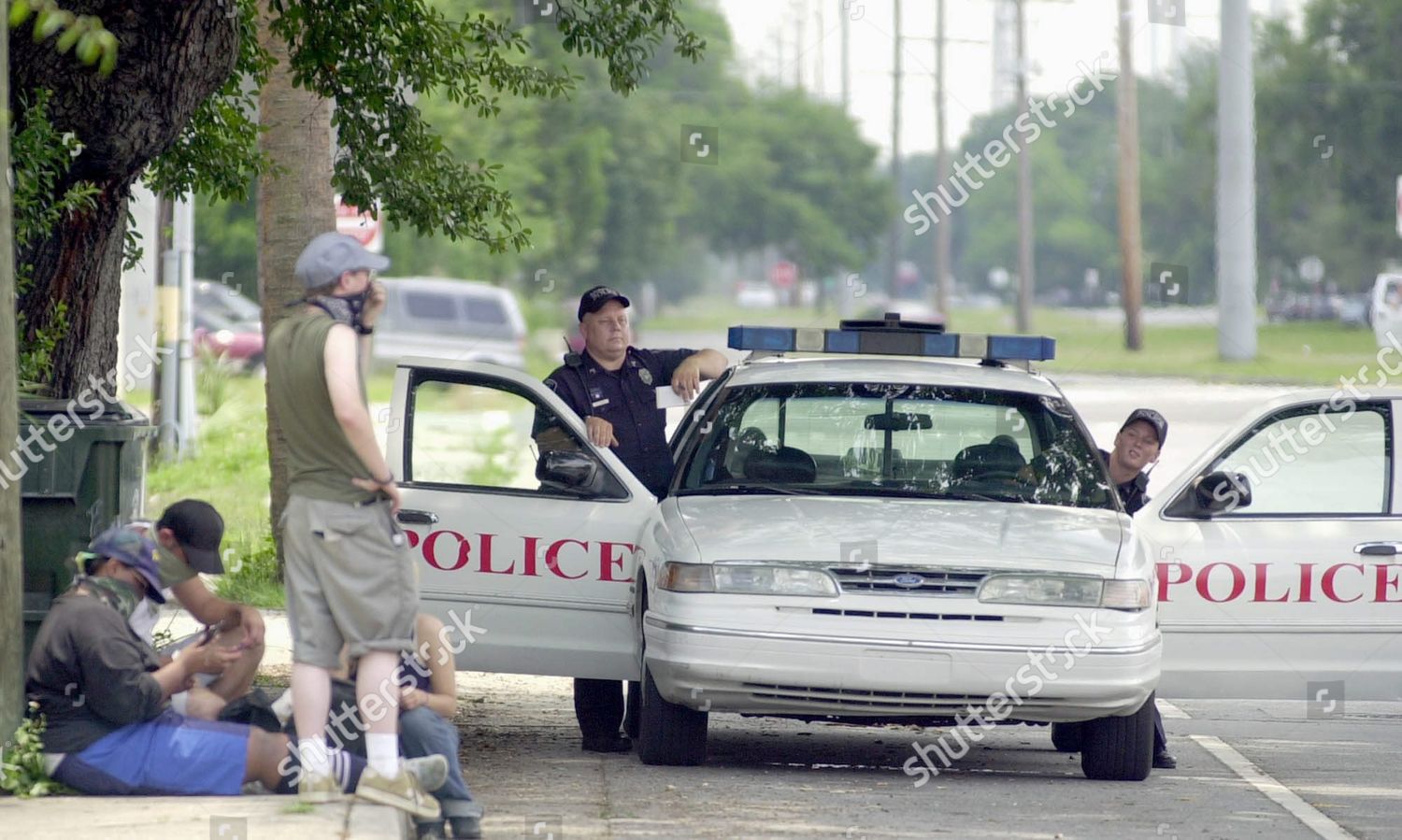 Officers Brunswick Police Department Speak Group Editorial Stock Photo ...