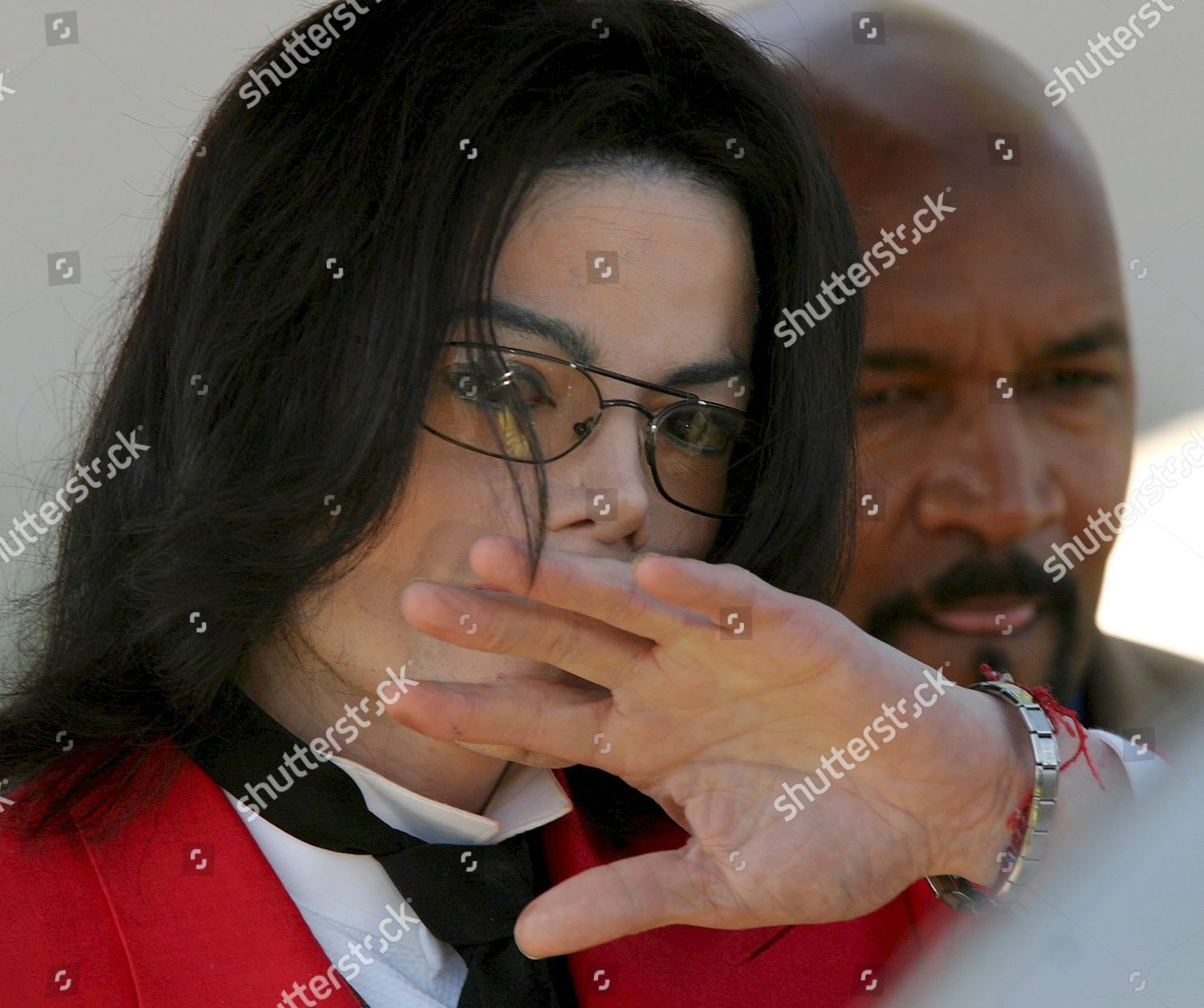 Us Singer Michael Jackson Gestures His Editorial Stock Photo - Stock ...