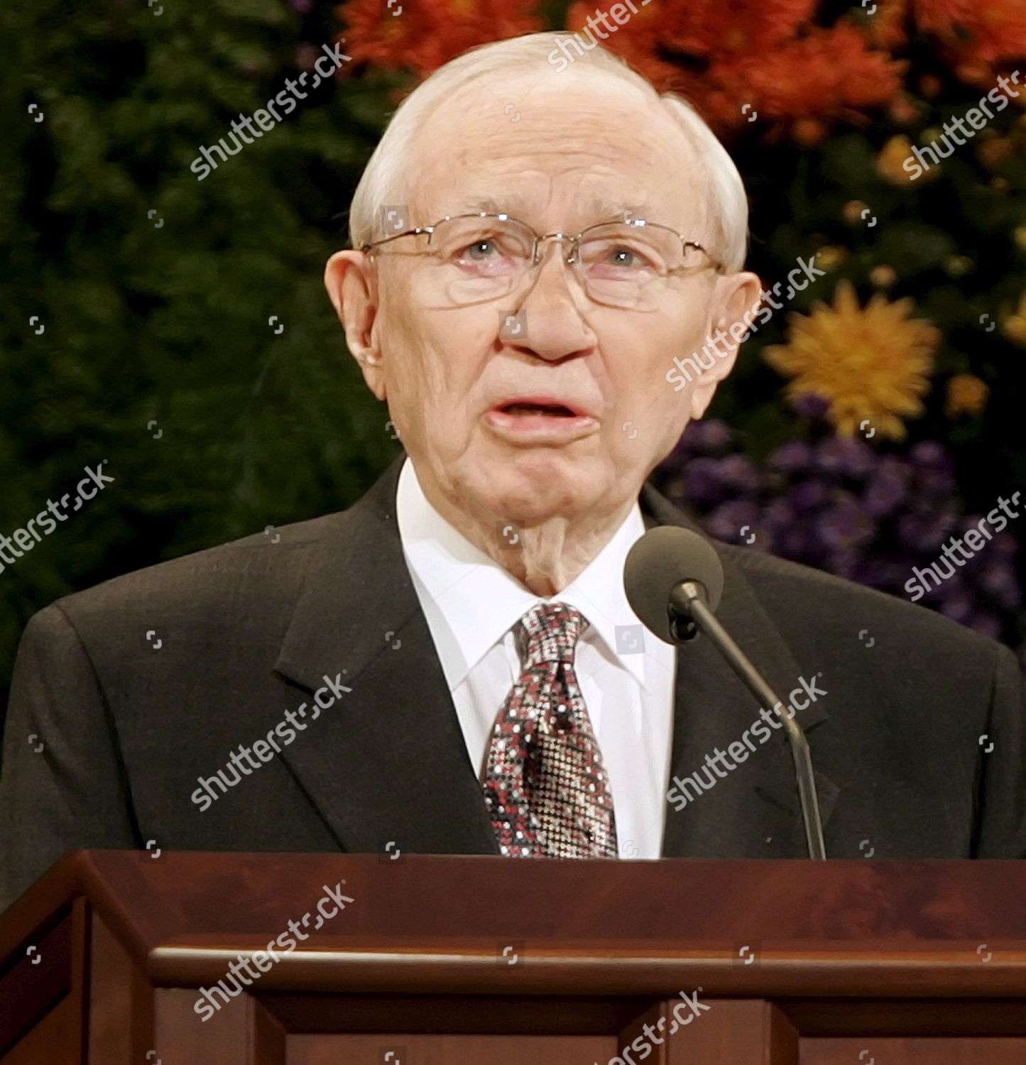 President Mormon Church 95 Year Old Editorial Stock Photo - Stock Image ...