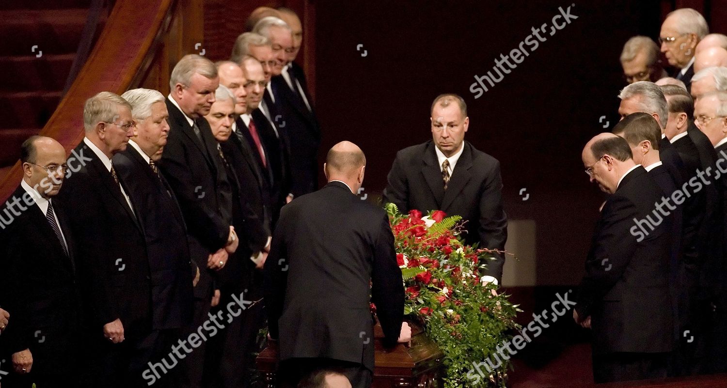 Casket Church Jesus Christ Latterday Saints Editorial Stock Photo ...