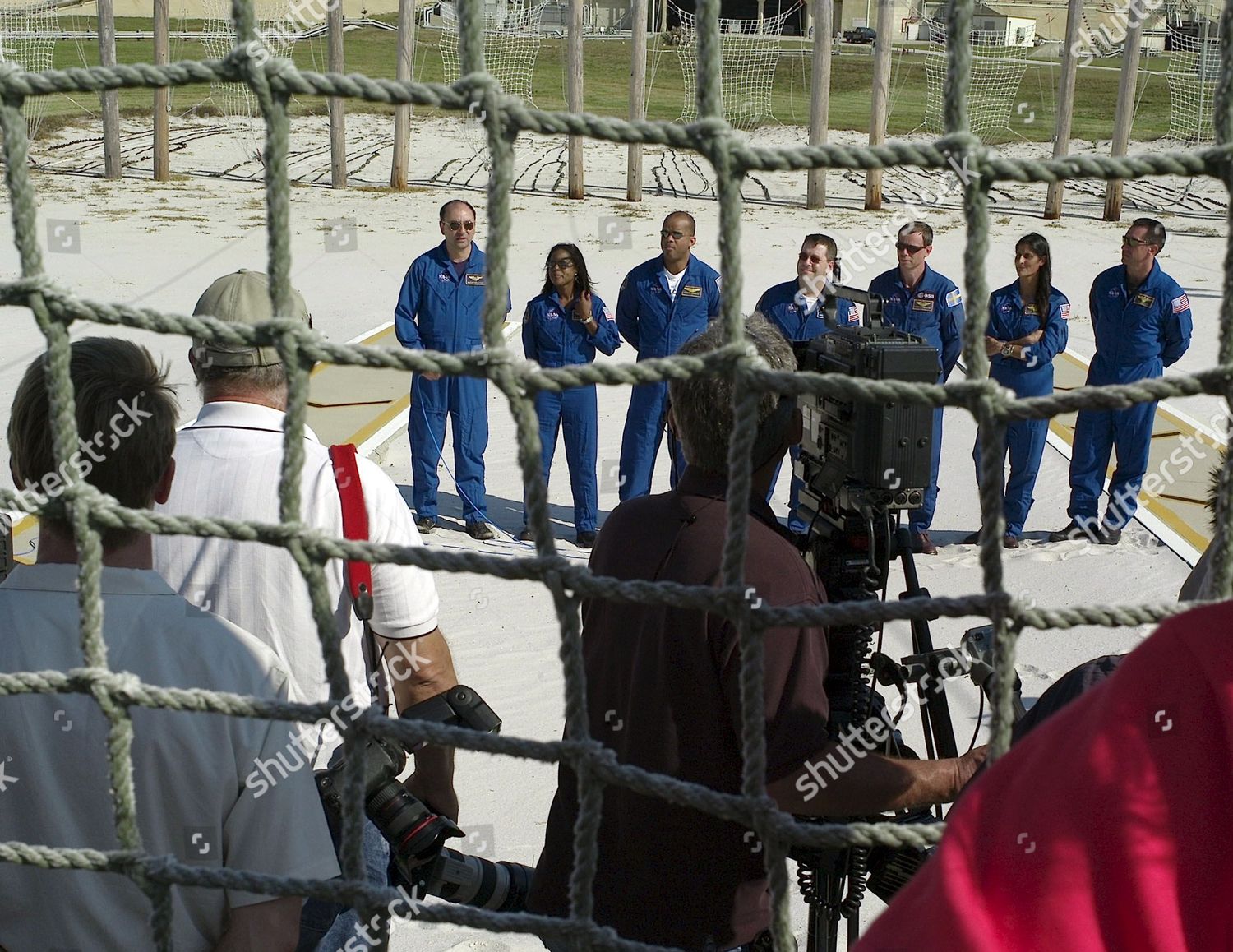 Viewed Through One Safety Catch Nets Editorial Stock Photo - Stock ...