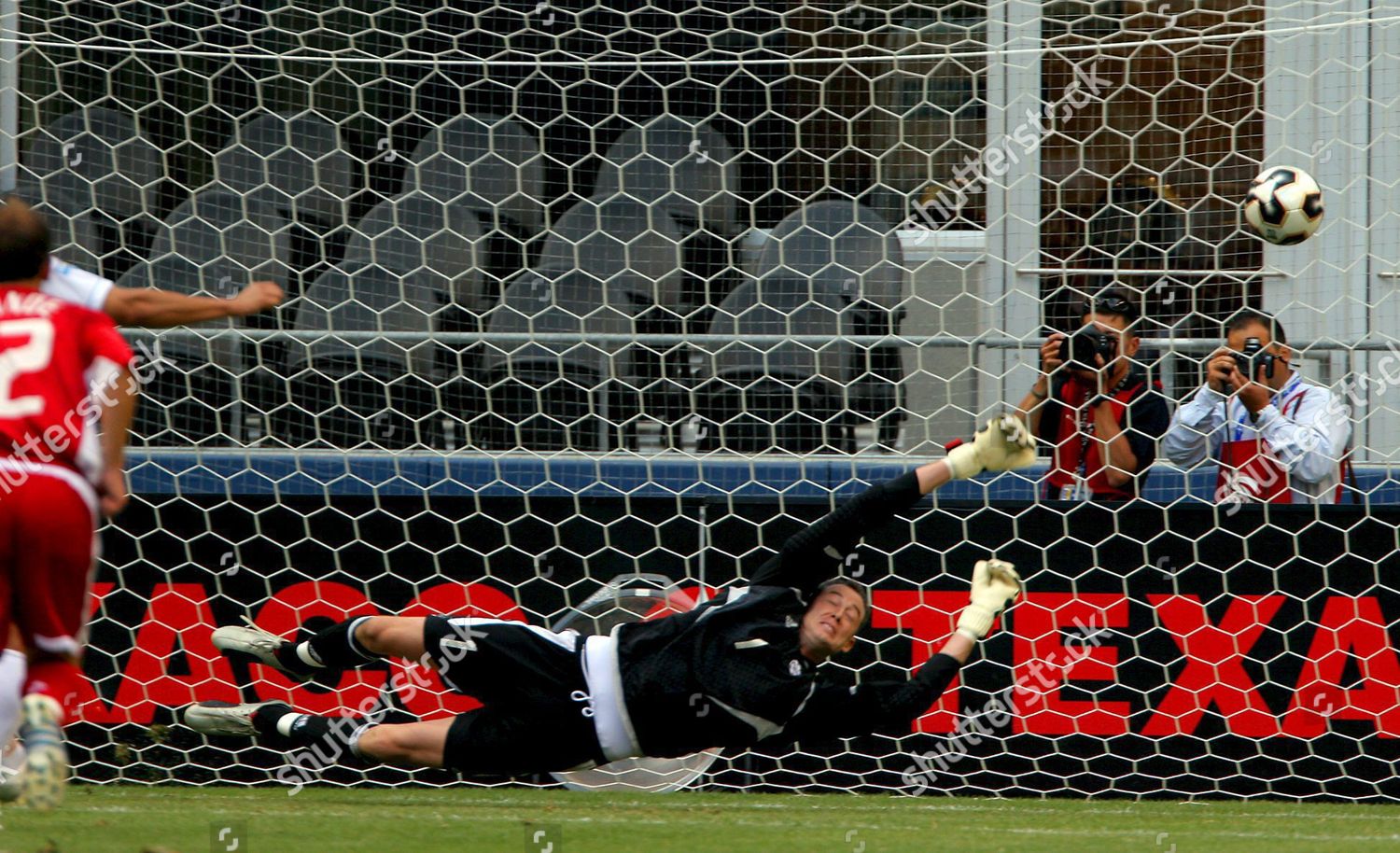 Canada Goalie Greg Sutton Dives Ball Editorial Stock Photo - Stock ...
