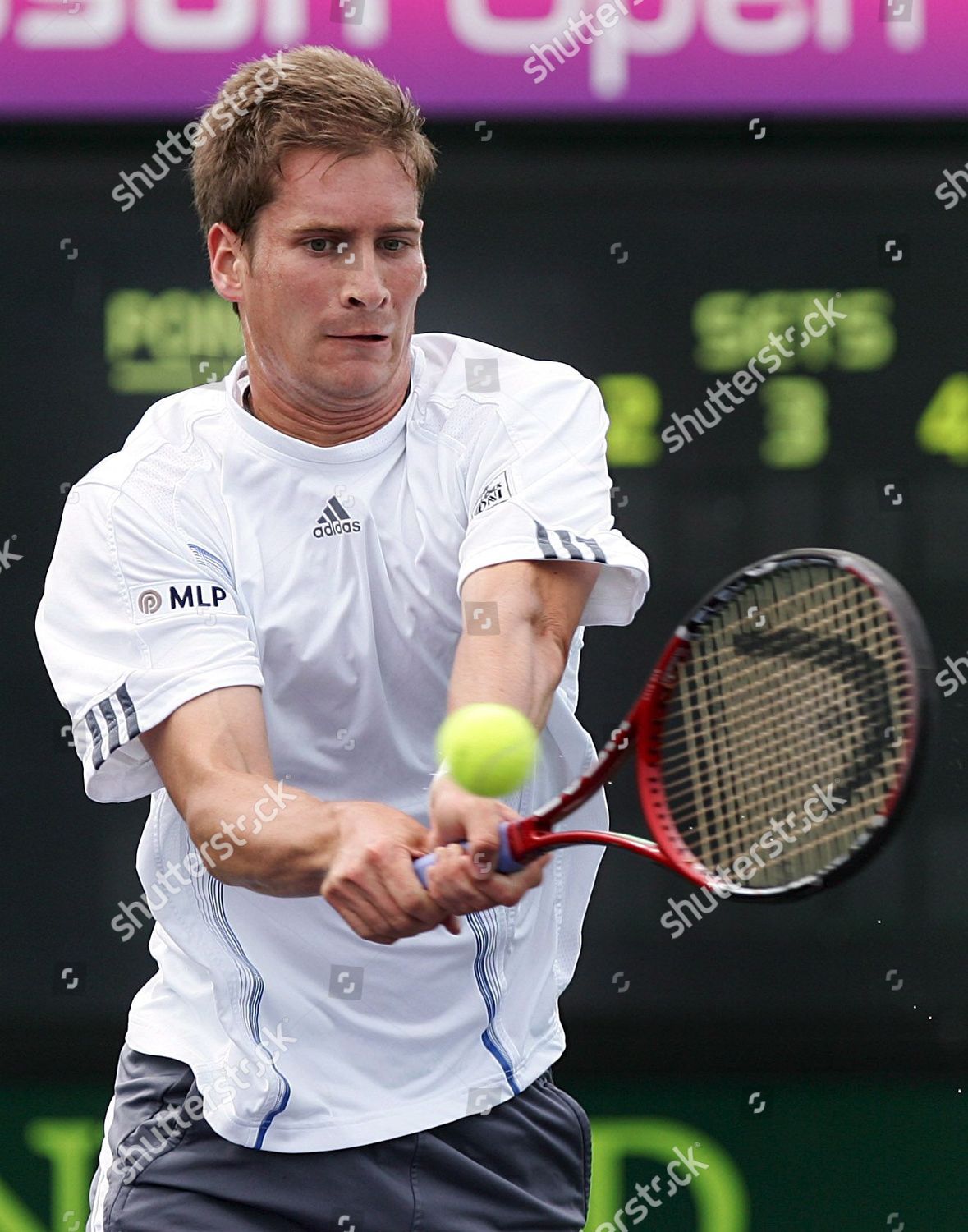 Florian Mayer Germany Returns Ball Igor Editorial Stock Photo - Stock ...