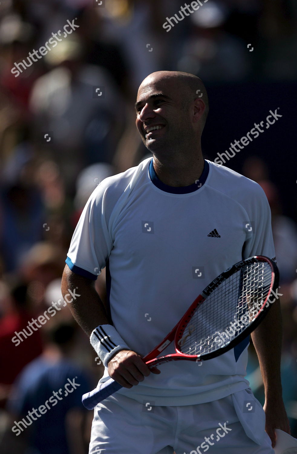 Andre Agassi Us Smiles After Defeating Editorial Stock Photo - Stock ...