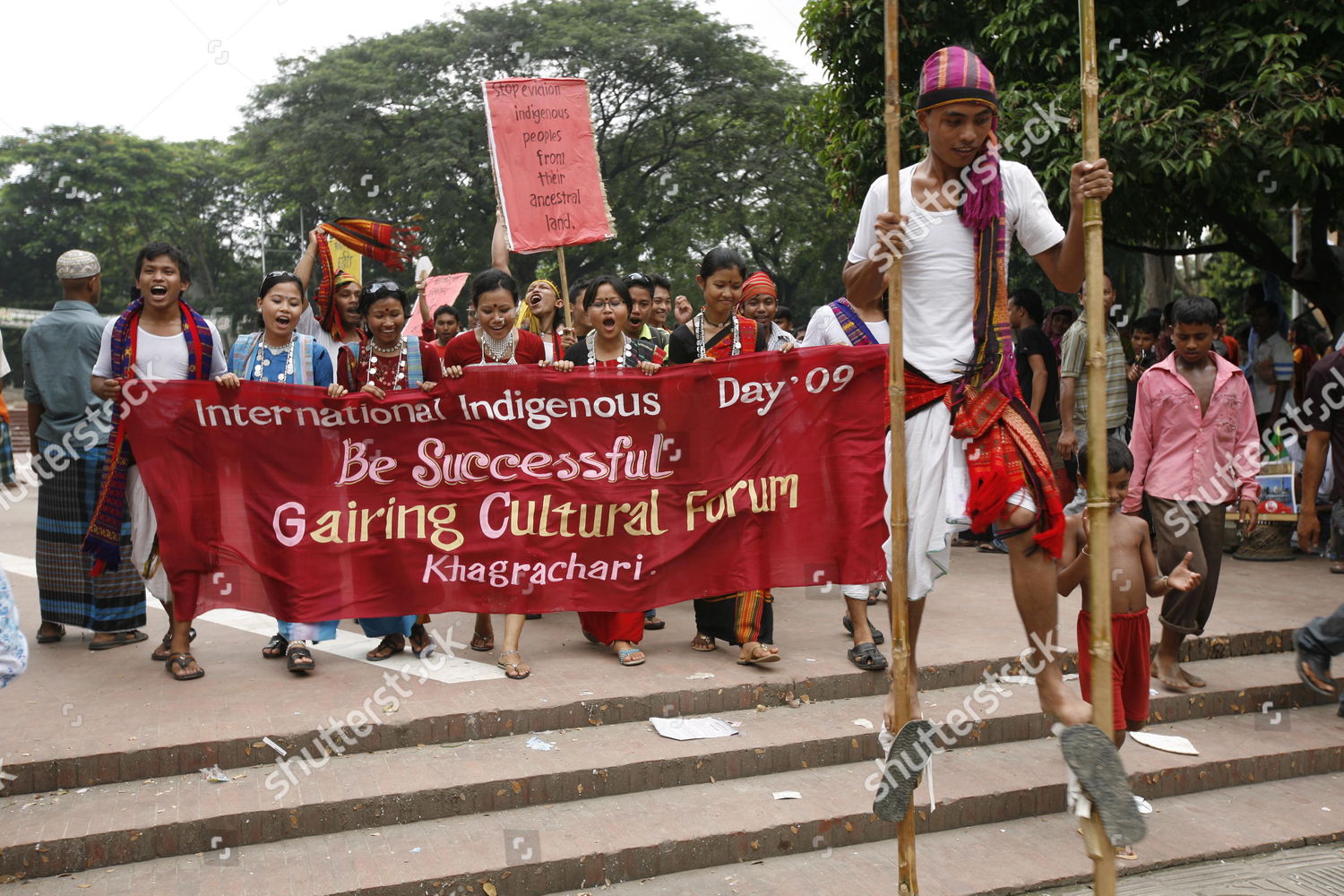 Bangladeshi Garo Indigenous Community Attend Rally Editorial Stock ...