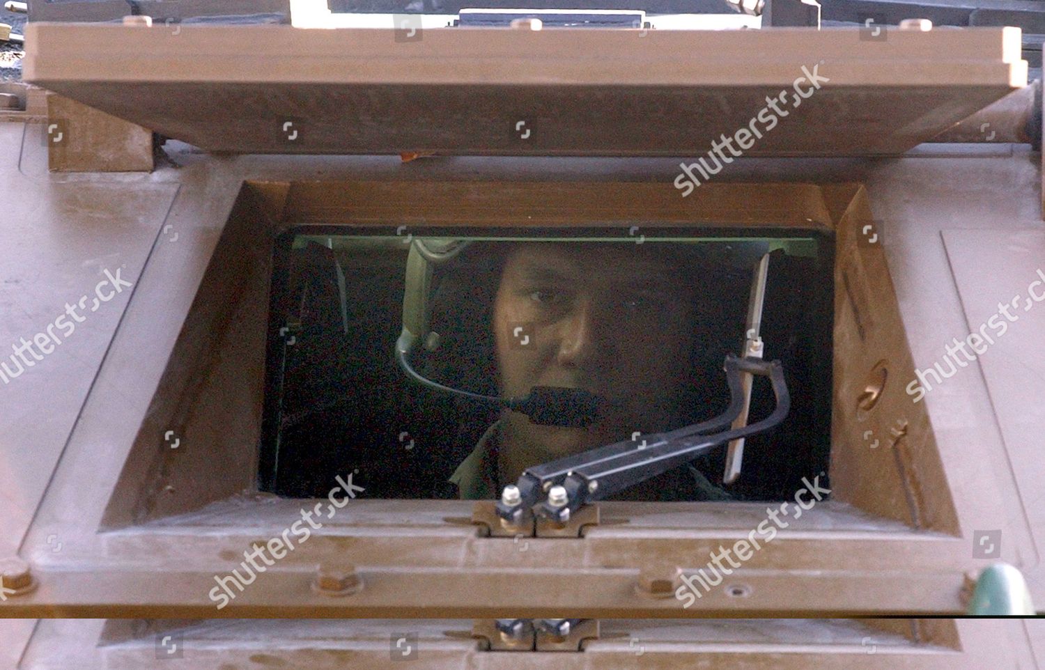 French U N Peacekeeper Drives Armored Editorial Stock Photo - Stock ...