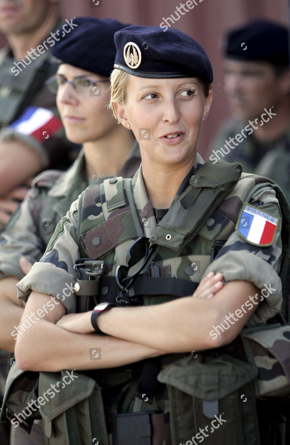 French U N Peacekeepers Wait French Editorial Stock Photo - Stock Image ...