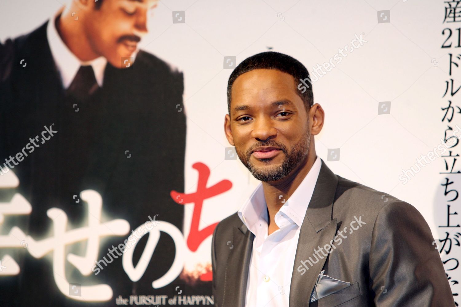 Actor Will Smith Poses Photographers During Editorial Stock Photo ...
