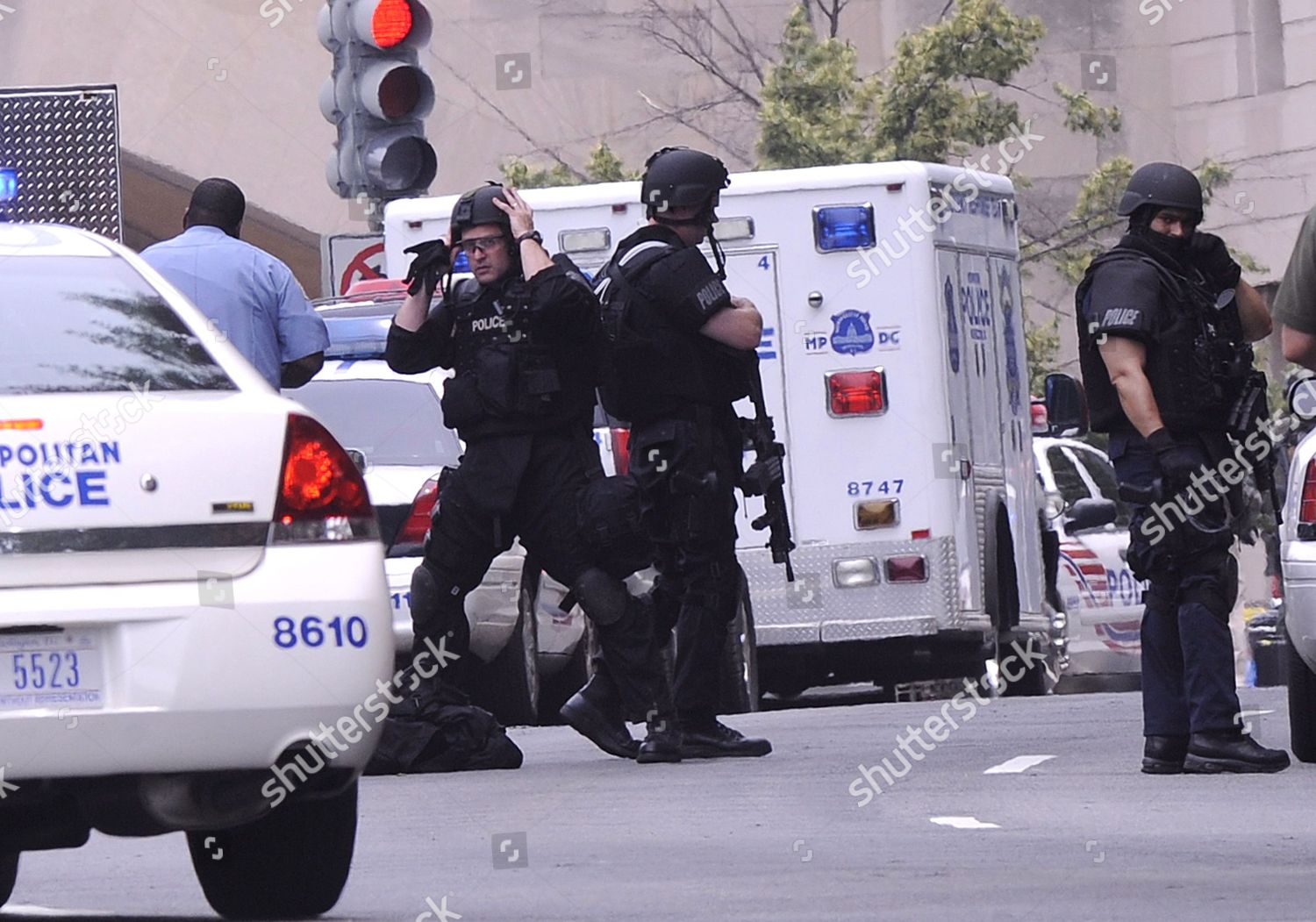 Metro Police Officers Suit Body Armor Editorial Stock Photo - Stock ...
