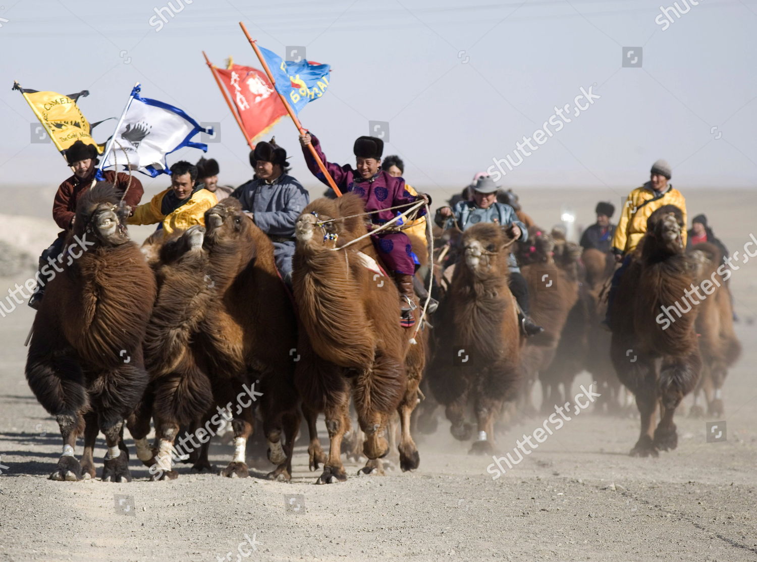Participants Annual Thousand Camels Festival South Editorial Stock ...