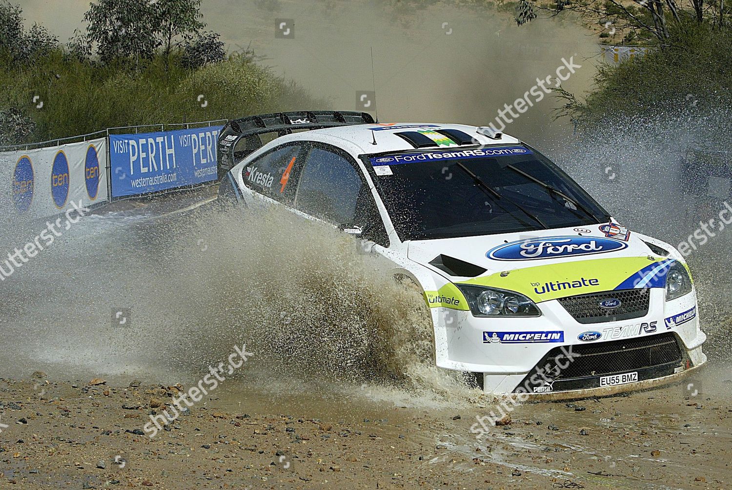Ford Driver Roman Kresta On Special Editorial Stock Photo - Stock Image ...