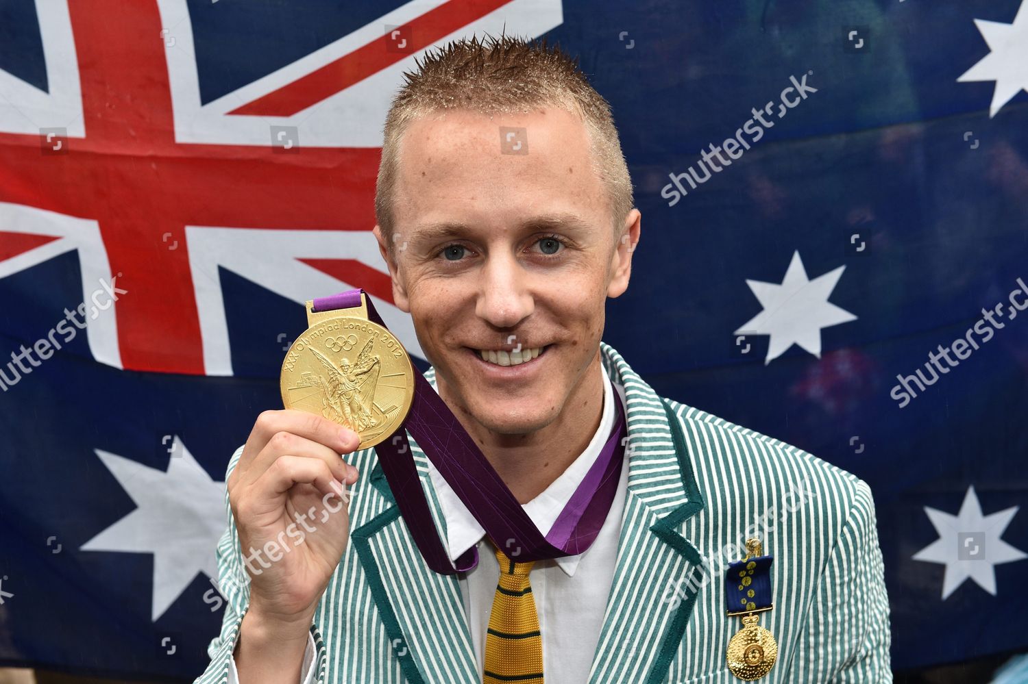 Australian Race Walker Jared Tallent Poses Editorial Stock Photo ...