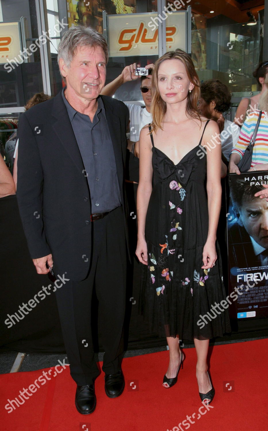 Harrison Ford Girlfriend Calista Lockhart Attend Editorial Stock Photo ...