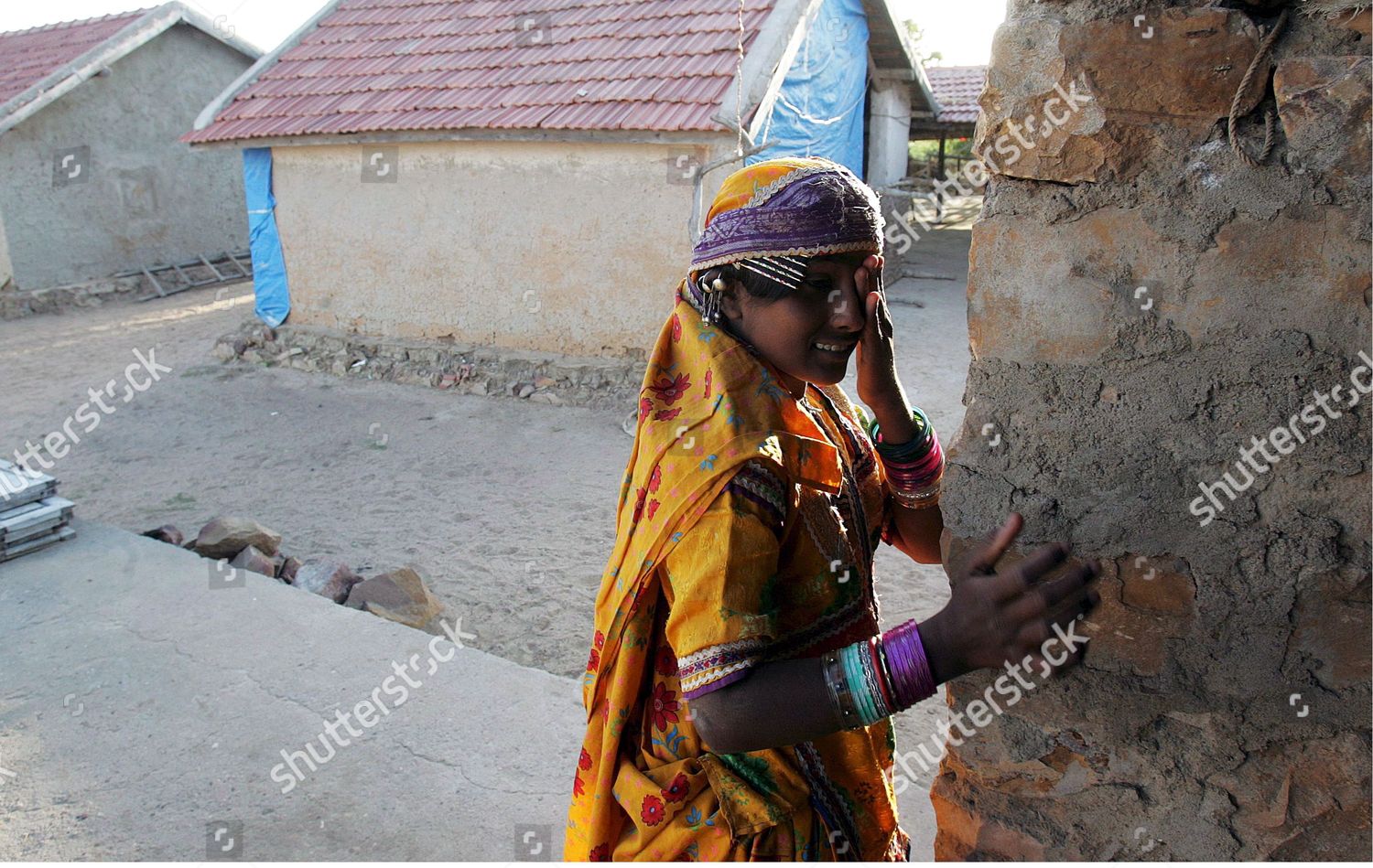 Rural Indian Girl Reacts Camera Ludiya Editorial Stock Photo - Stock ...