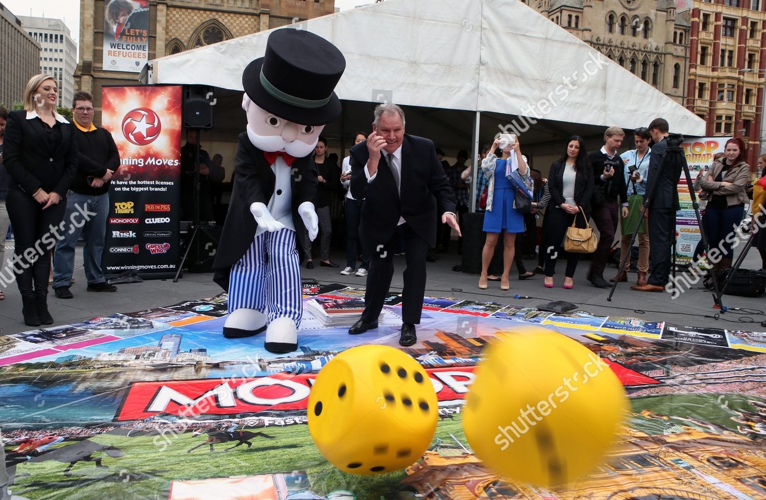 Mr Monopoly Melbourne Mayor Robert Doyle Editorial Stock Photo - Stock ...