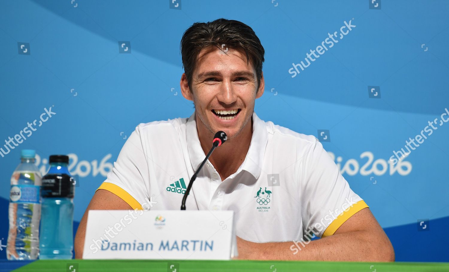 Australian Basketballer Damian Martin Looks On Editorial Stock Photo ...
