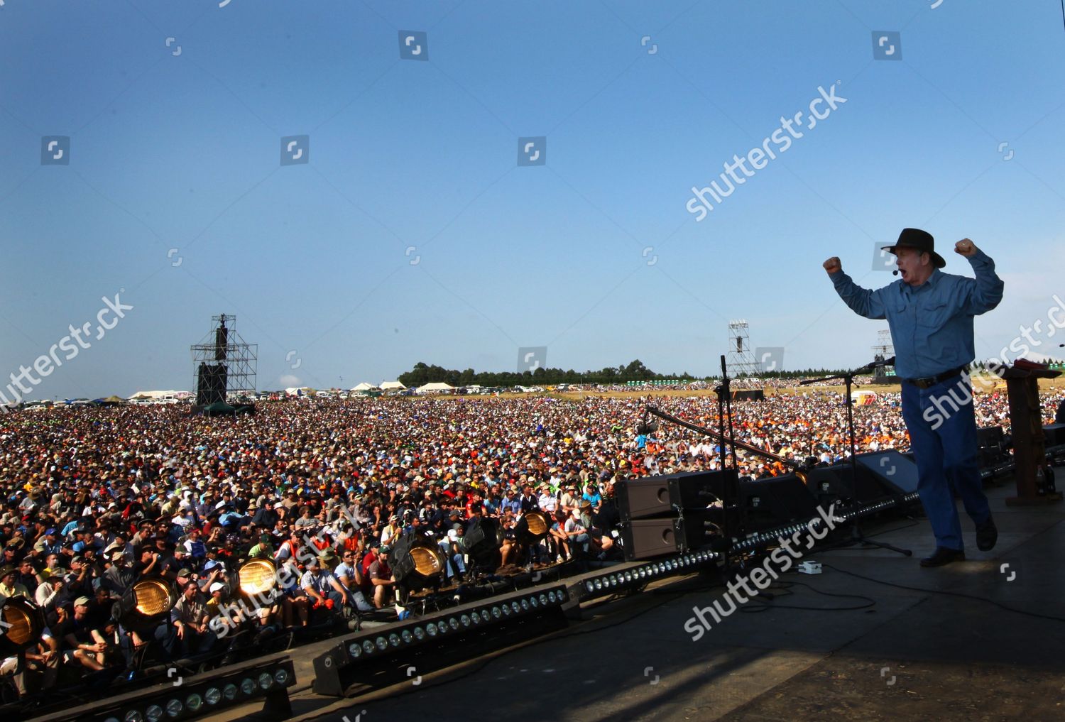 Farmer Preacher Founder Angus Buchan Gives Editorial Stock Photo ...