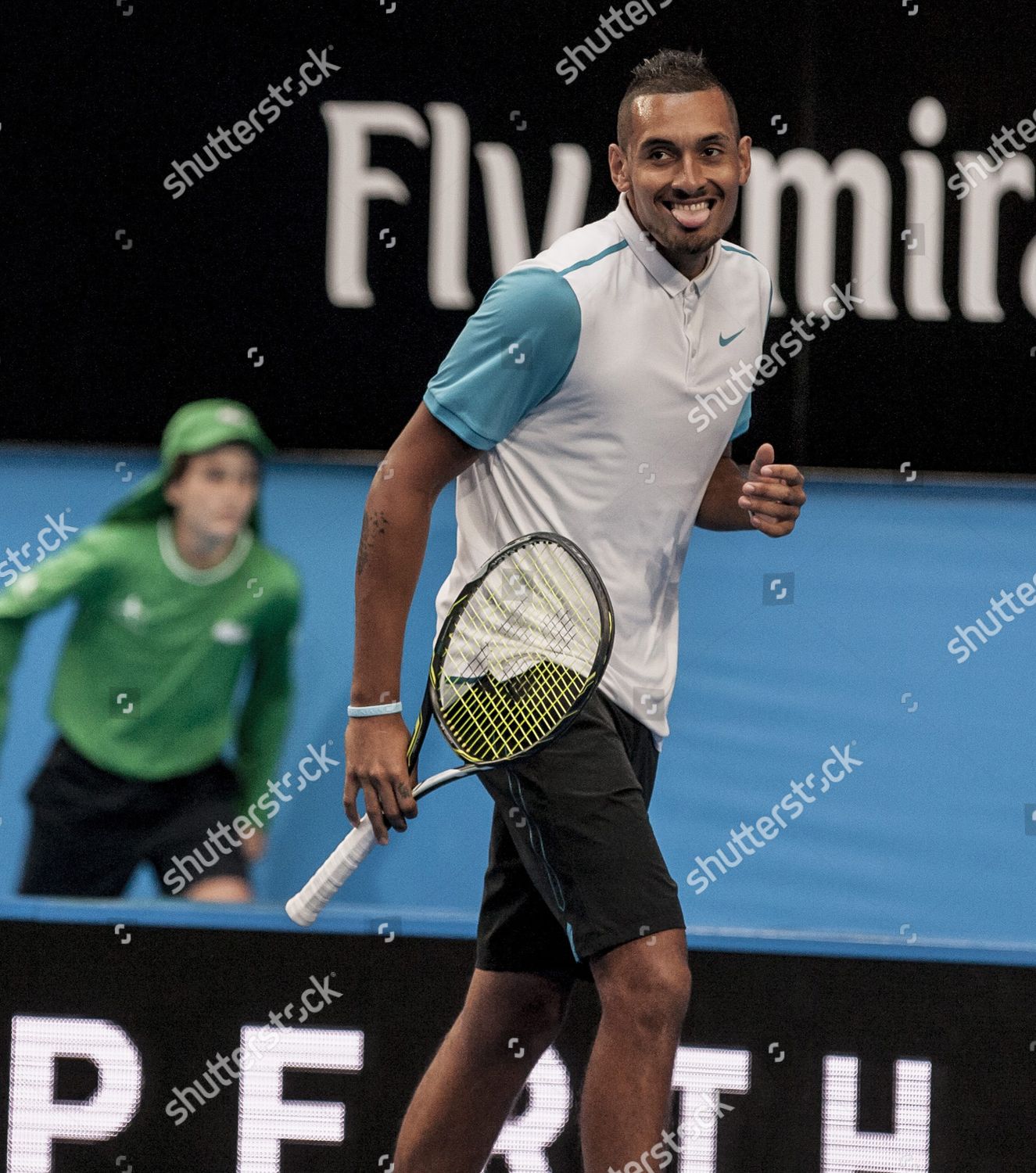 Nick Kyrgios Australia Green Reacts While Editorial Stock Photo - Stock ...