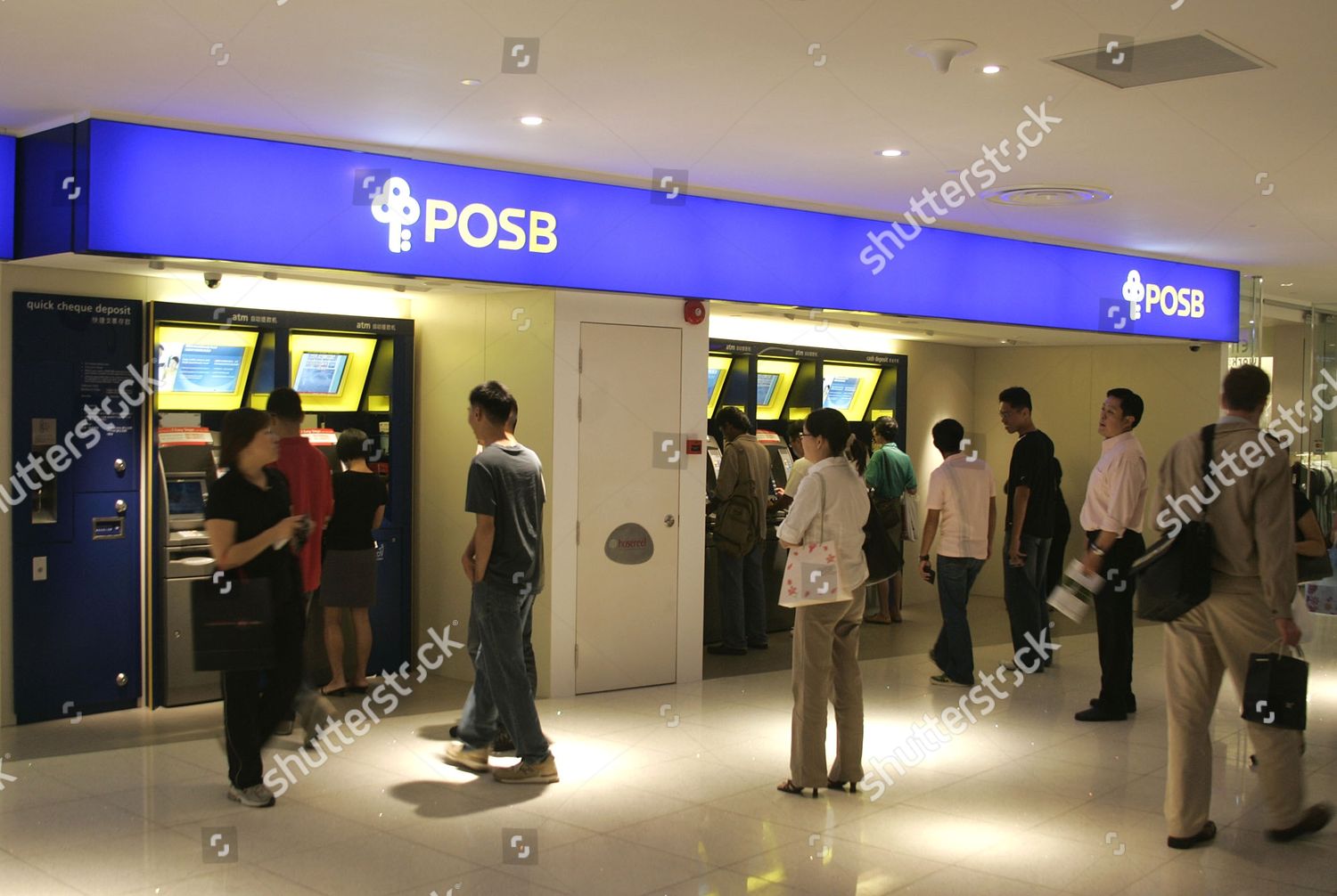Posb Bank Cash Machine Vivo City Editorial Stock Photo - Stock Image ...