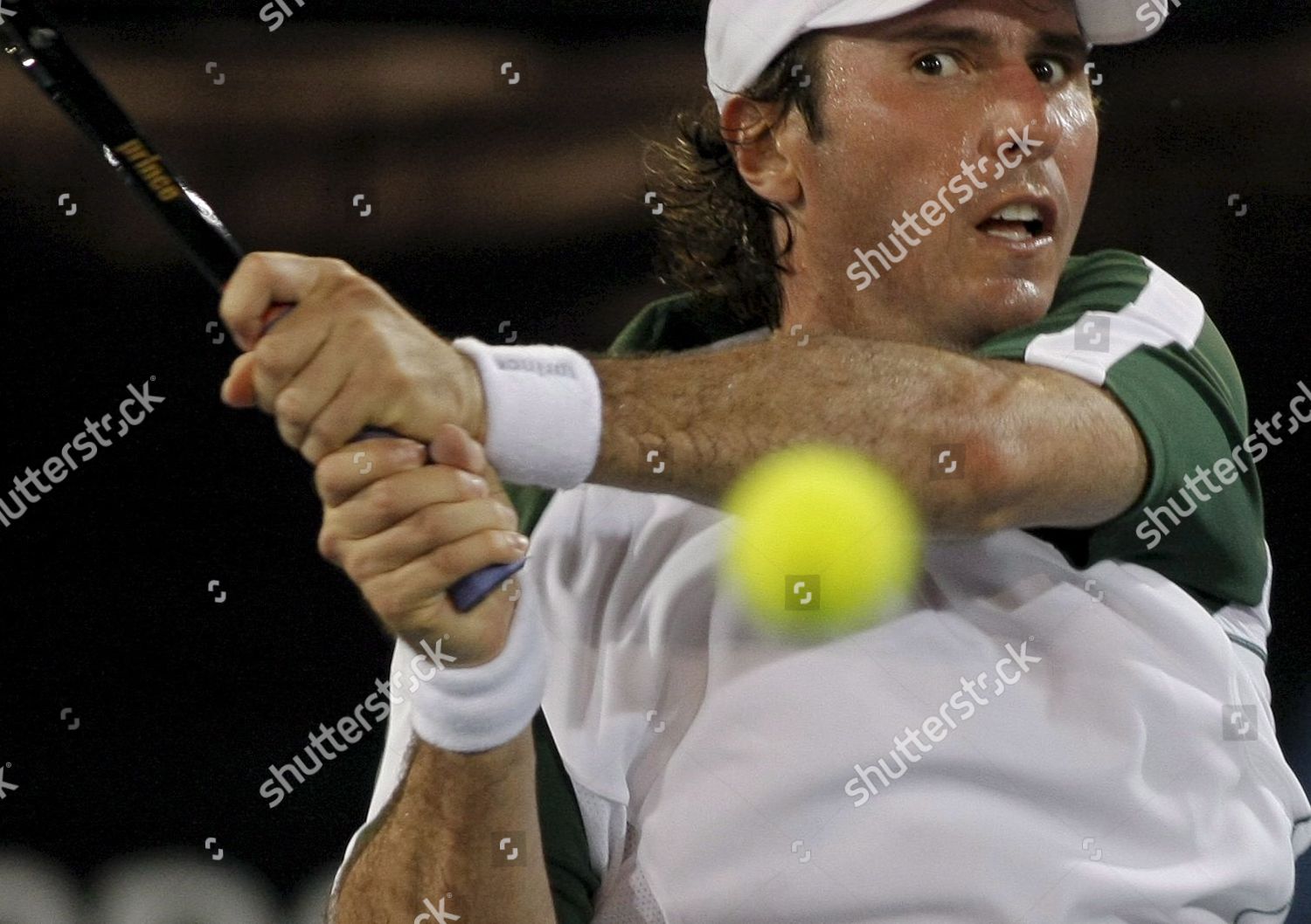 Vincent Spadea Usa Returns Serve During Editorial Stock Photo - Stock ...