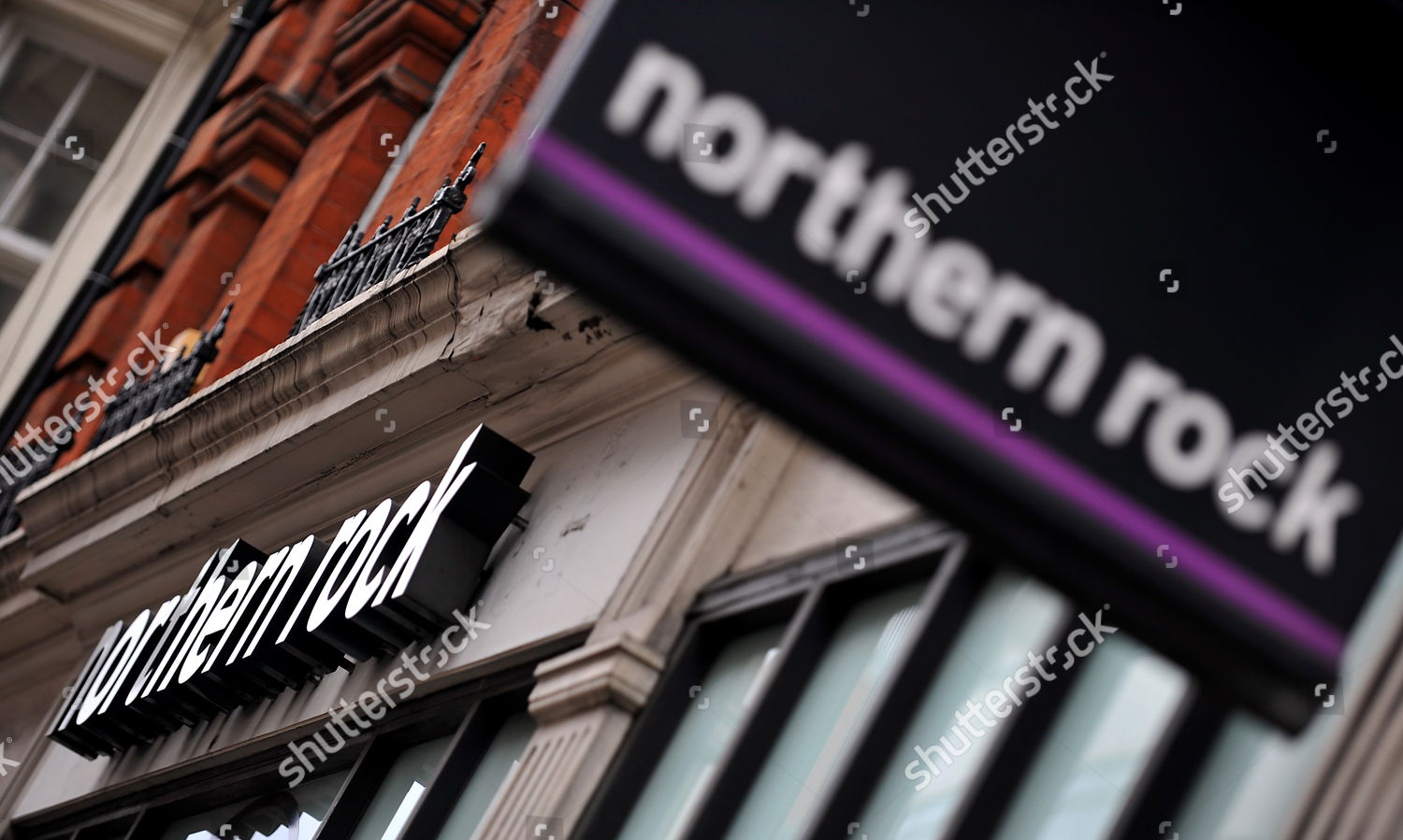 Northern Rock Bank Branch Central London Editorial Stock Photo - Stock ...