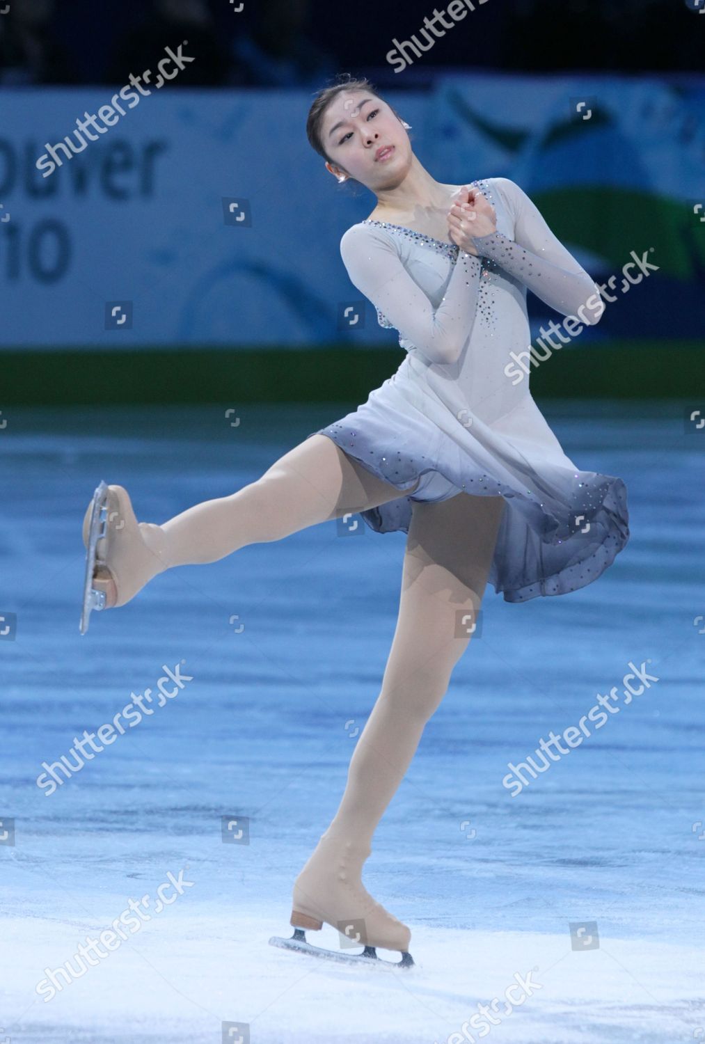 Ladies Gold Medalist Yuna Kim Korea Editorial Stock Photo - Stock Image ...