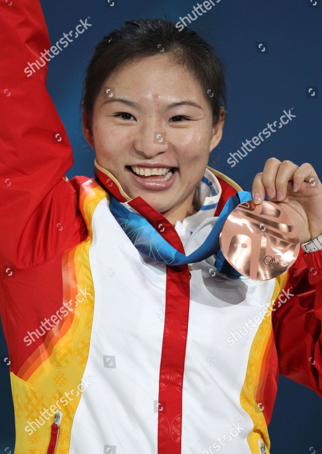 Bronze Medalist Xinxin Guo China Celebrates Editorial Stock Photo ...