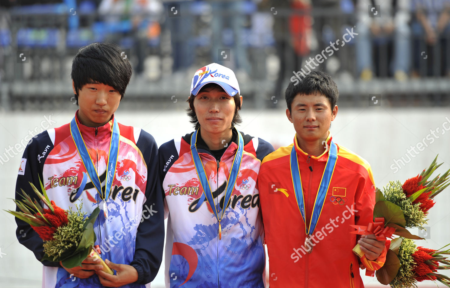 Gold Medalist Geun Seong Koreac Silver Editorial Stock Photo - Stock ...