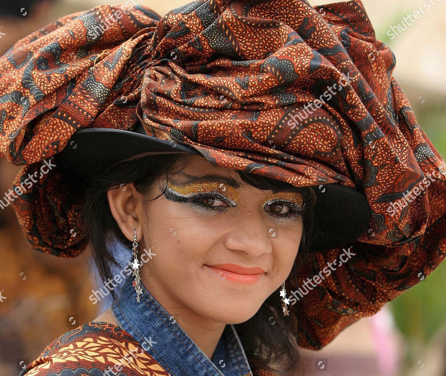 Indonesian Model Shows Off Her Custome Editorial Stock Photo - Stock ...