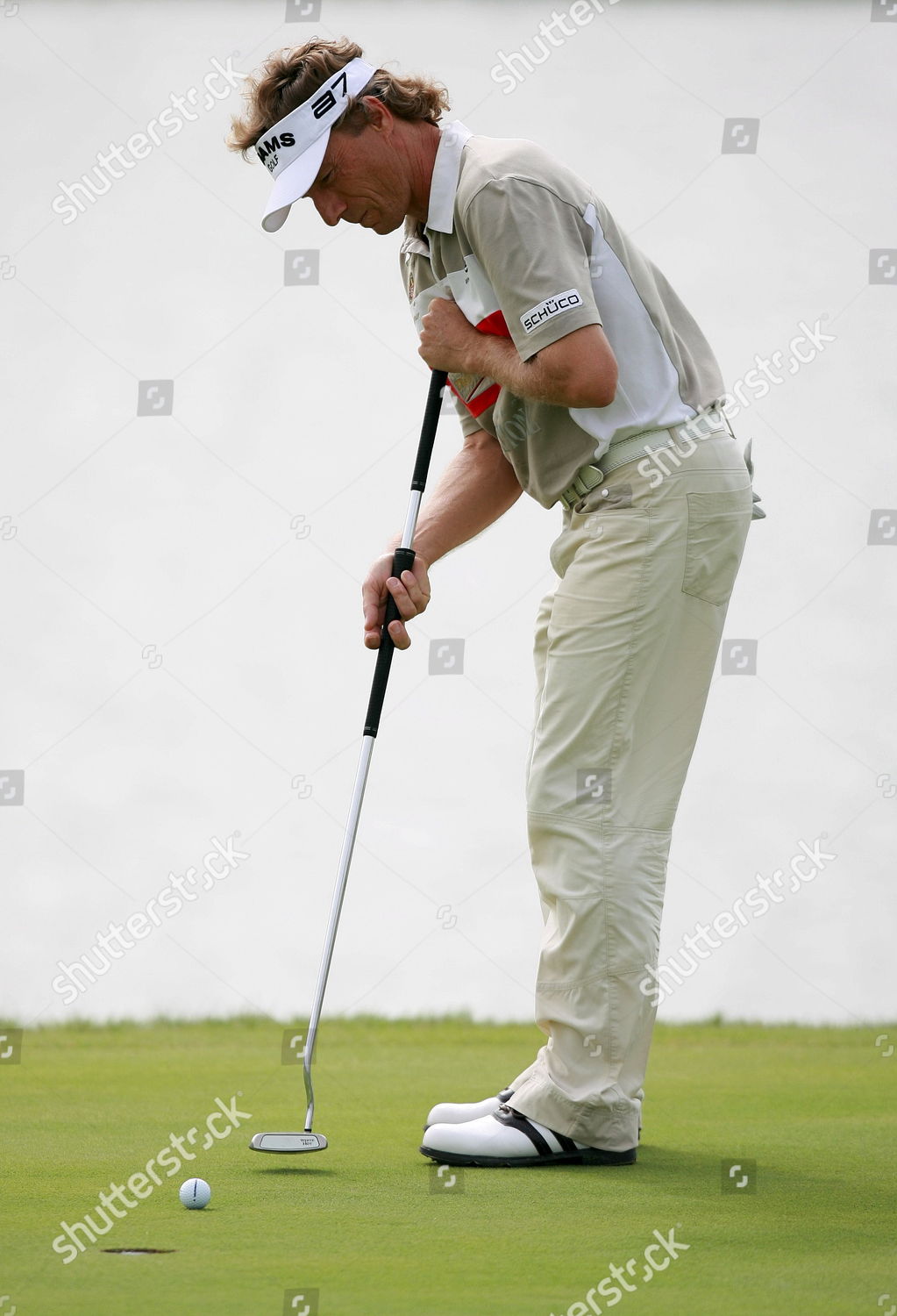 German Golf Player Bernhard Langer Putts Editorial Stock Photo - Stock ...