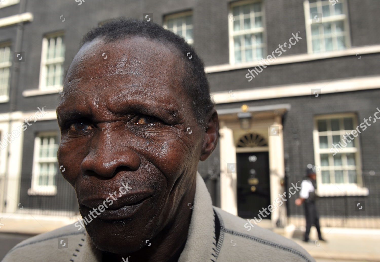 Kenyan National Ndiku Mutua Arrives British Editorial Stock Photo ...