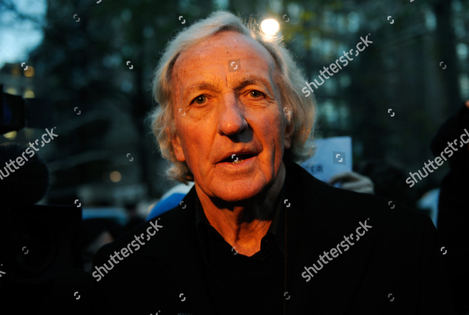 Journalist John Pilger Speaks Media Outside Editorial Stock Photo ...