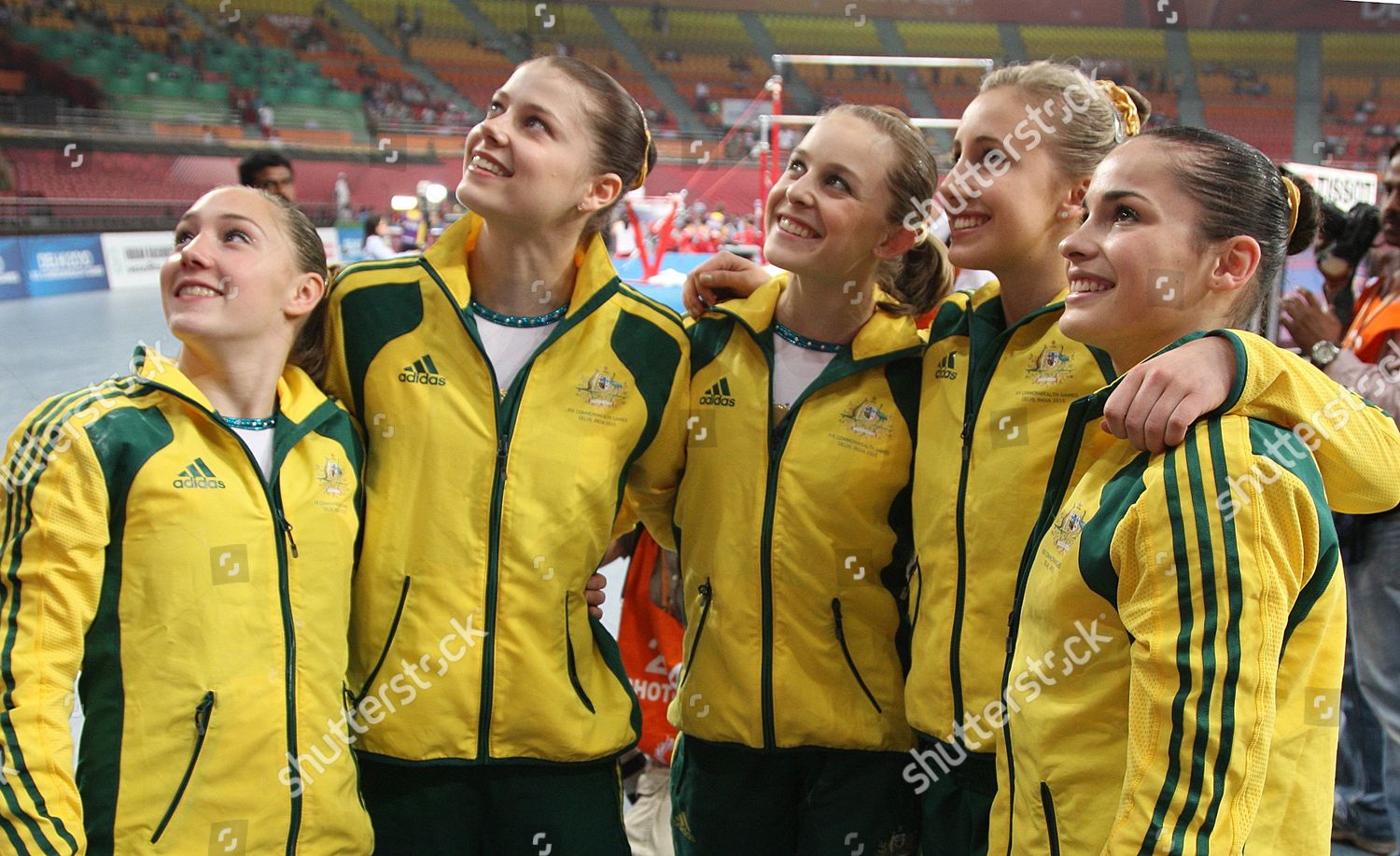 Members Australian Gymnastics Team Pose Australian Editorial Stock ...