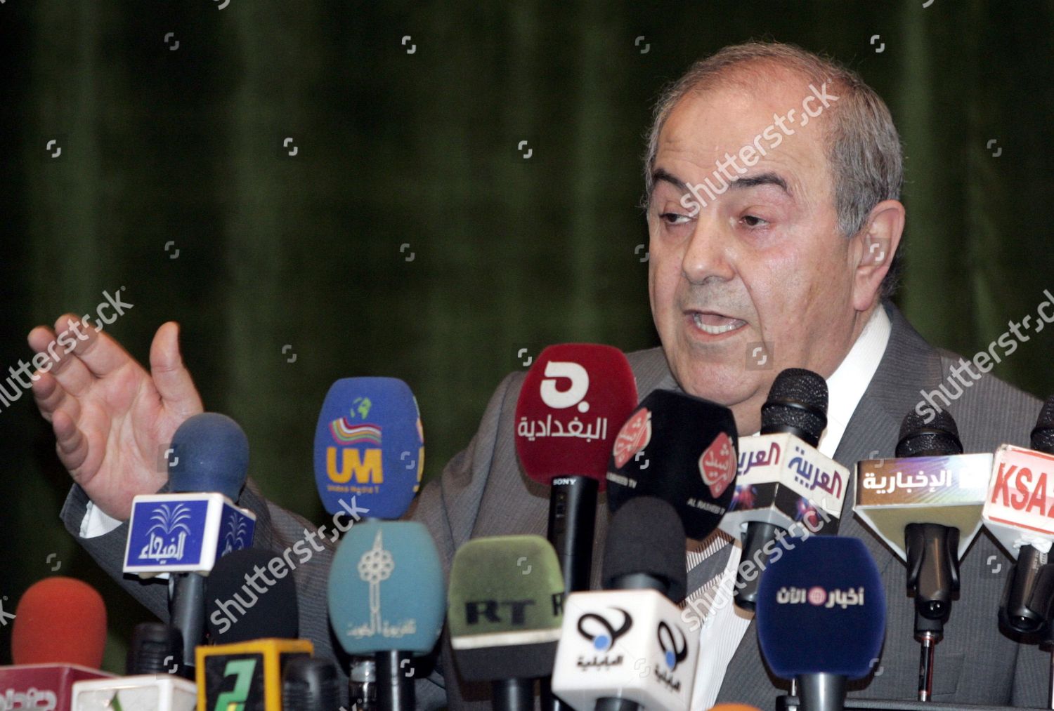 Ayad Allawi Former Iraqi Prime Minister Editorial Stock Photo - Stock ...