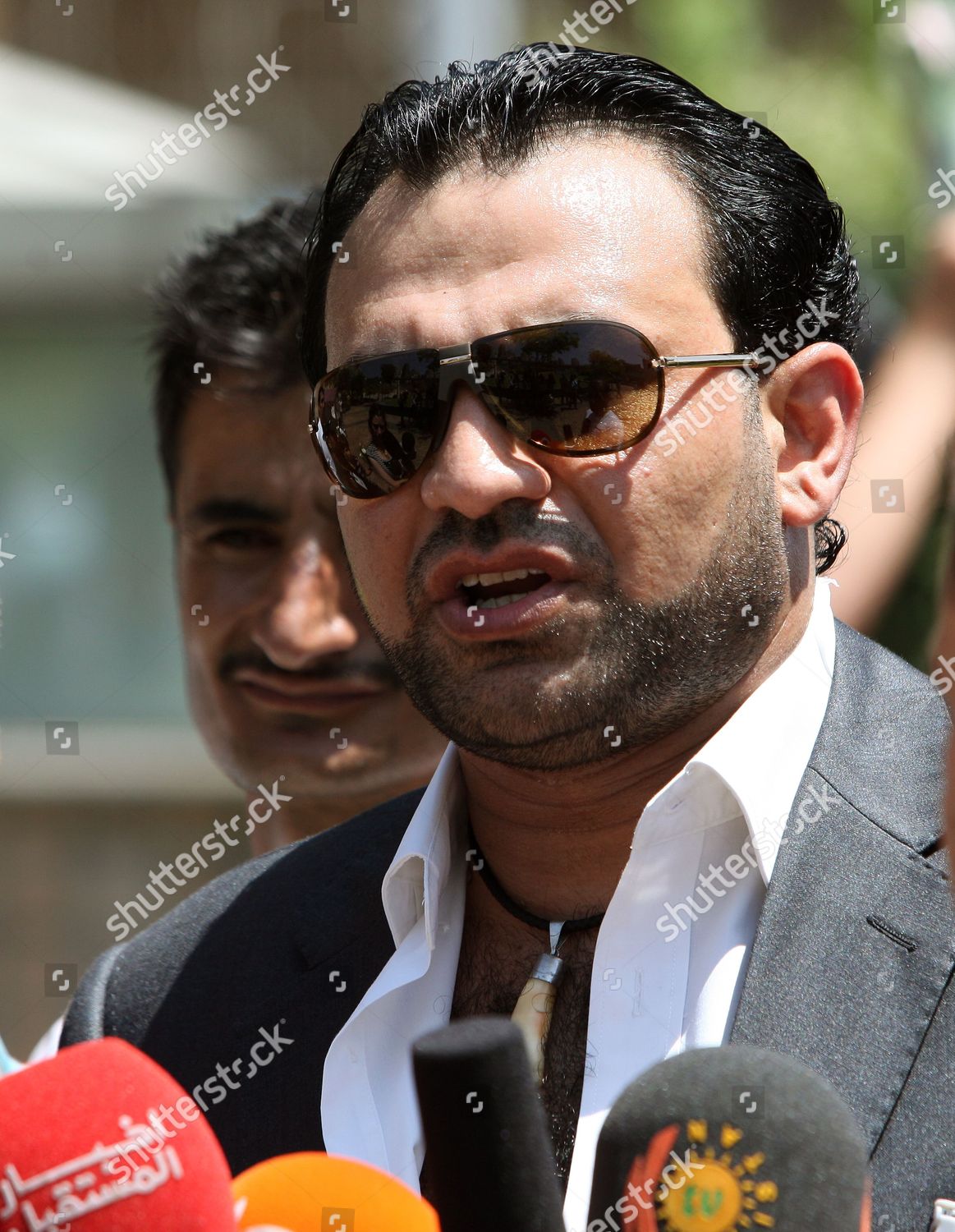 Saudi Khaled Al Khalaf Speaks Media Editorial Stock Photo - Stock Image ...