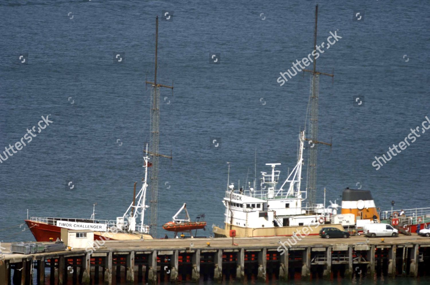 Timor Challenger Trawler Radio Masts Play Editorial Stock Photo - Stock ...