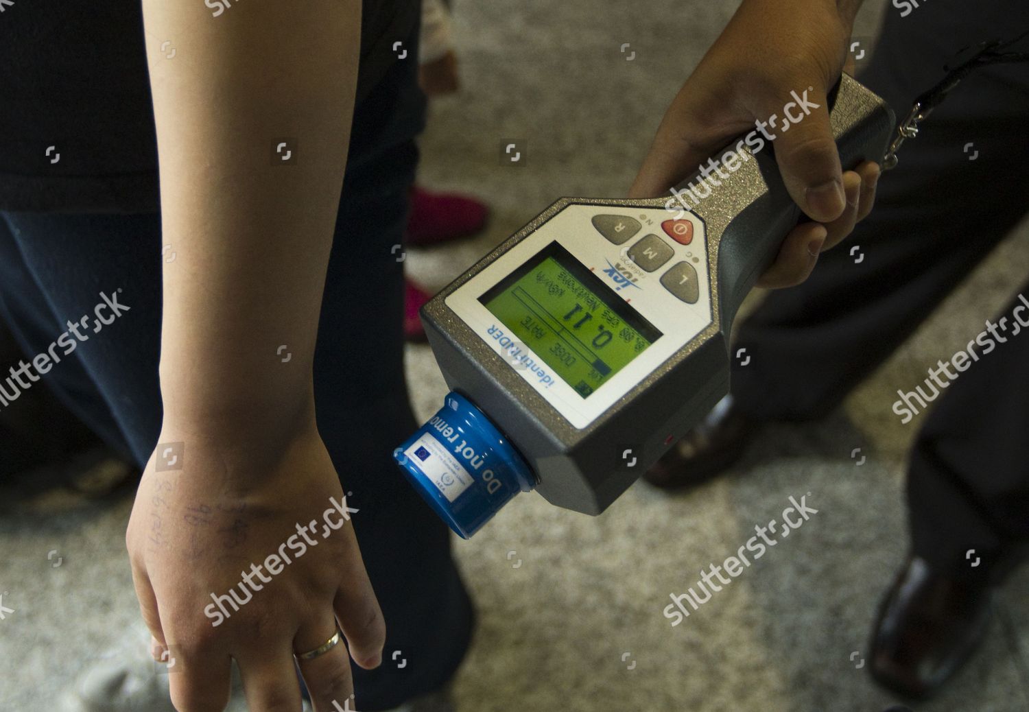 Details Handheld Radiation Detector Using By Editorial Stock Photo ...