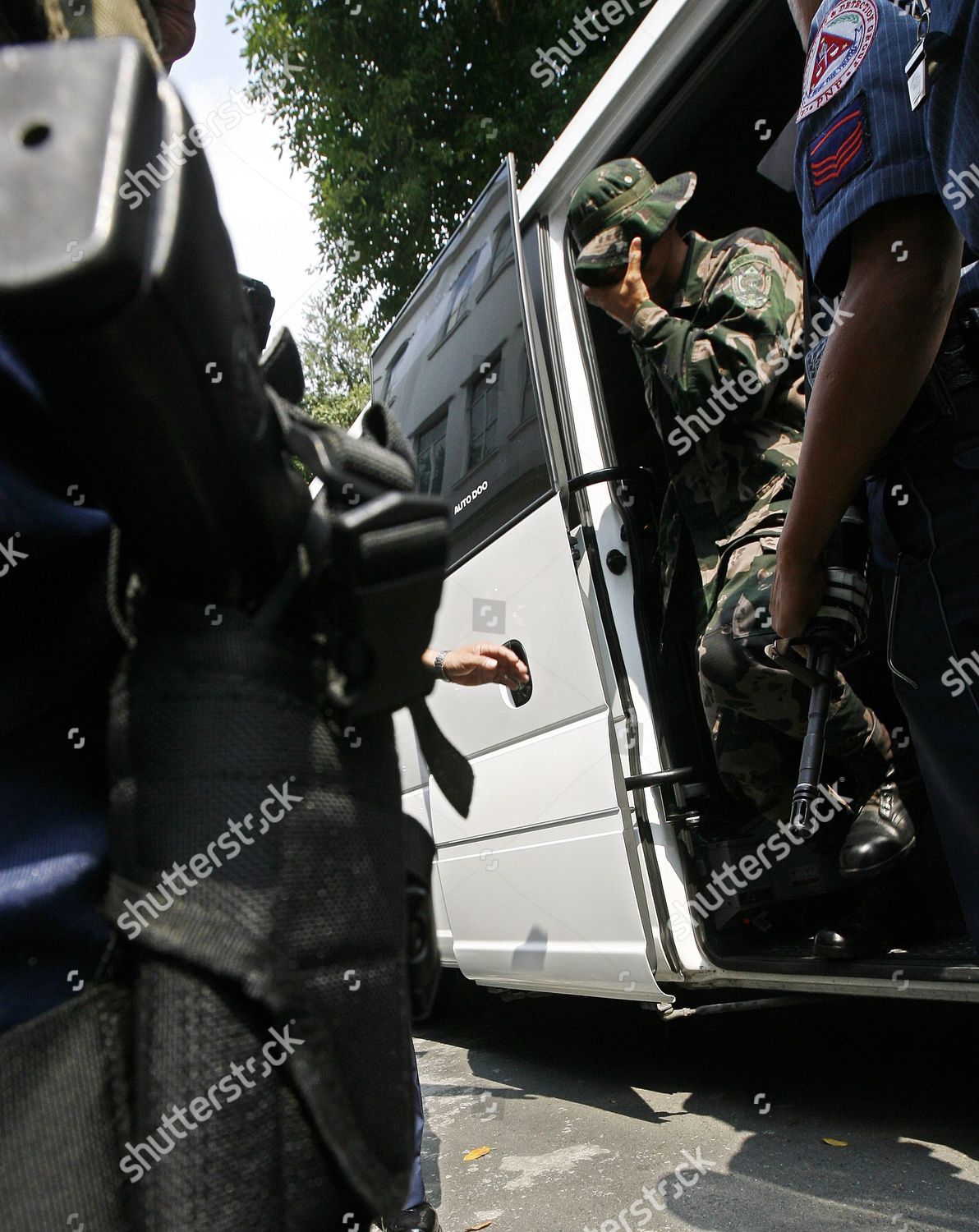 Filipino Police Officer C Allegedly Involved Editorial Stock Photo ...