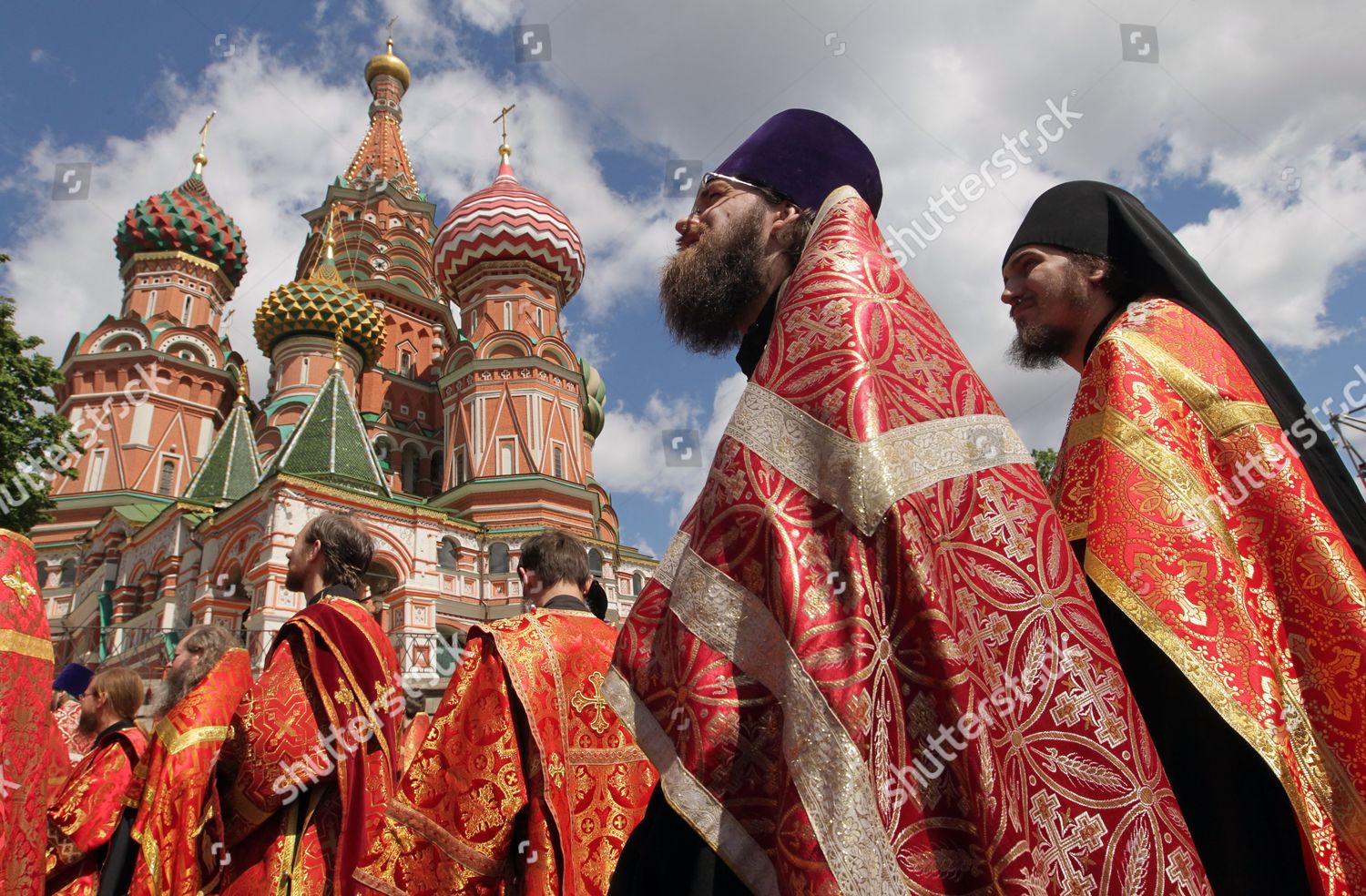 Russian Orthodox Church Priests Attend Celebrations Editorial Stock ...