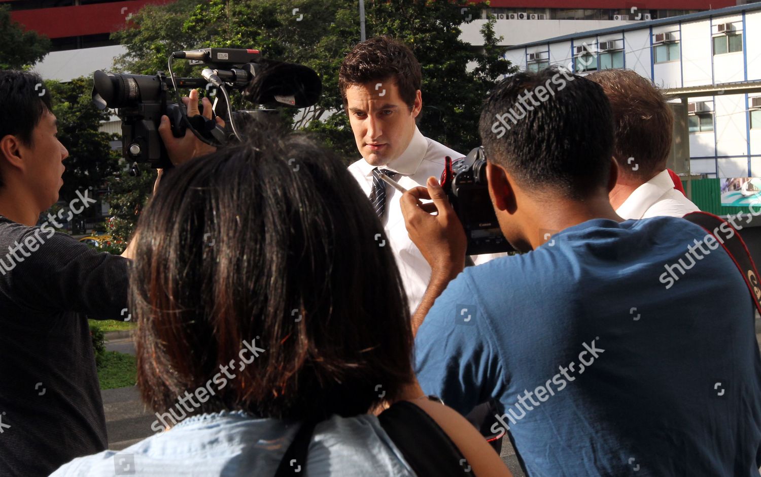 Oliver Fricker Switzerland C Surrounded By Editorial Stock Photo ...