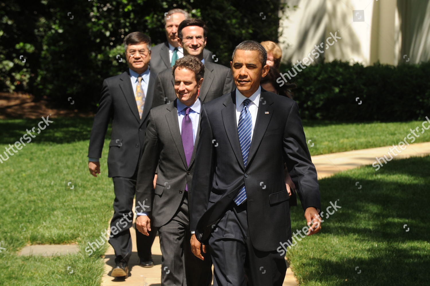 Us President Barack Obama Front Walks Editorial Stock Photo - Stock ...