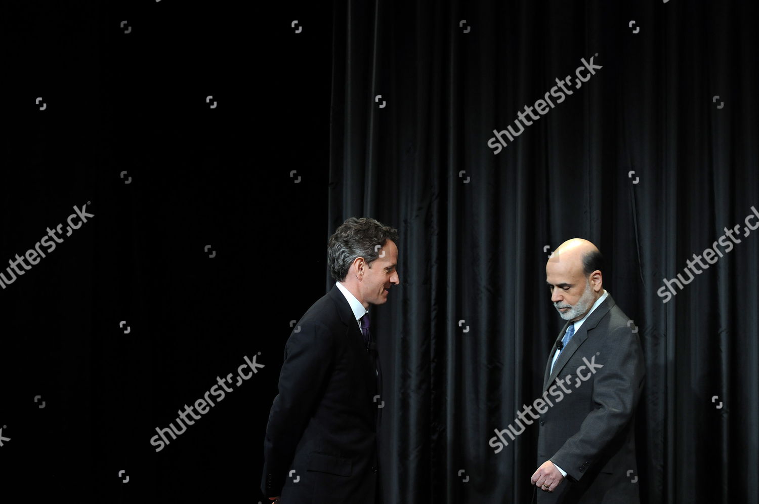 Secretary Treasury Timothy Geithner L Chairman Editorial Stock Photo ...