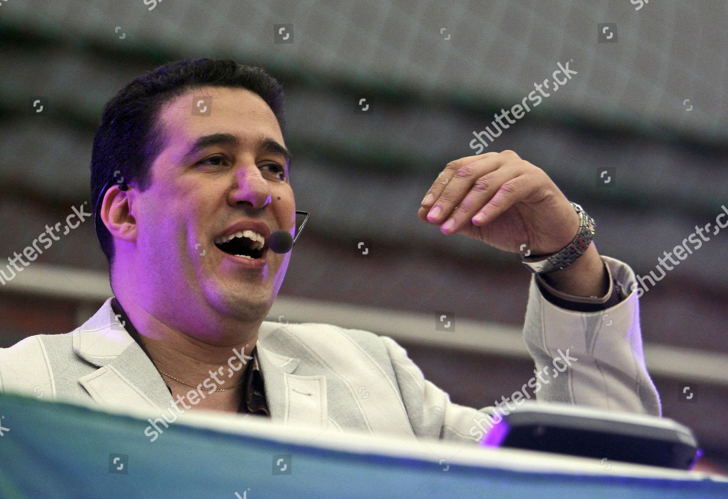 Algerian Singer Cheb Yazid Performs During Editorial Stock Photo ...