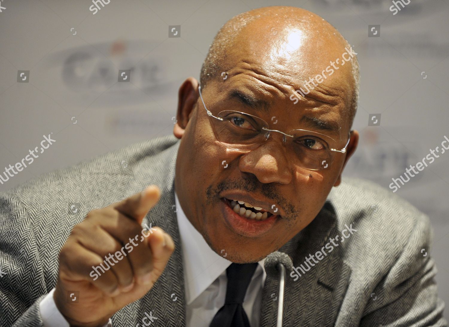 Francois Muamba Secretary General Congo Liberation Editorial Stock ...
