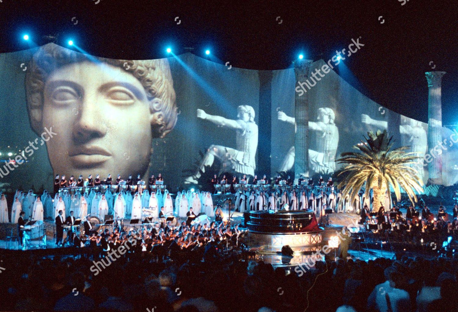 Athens Greece Internationally Celebrated Greek Composer Editorial Stock ...