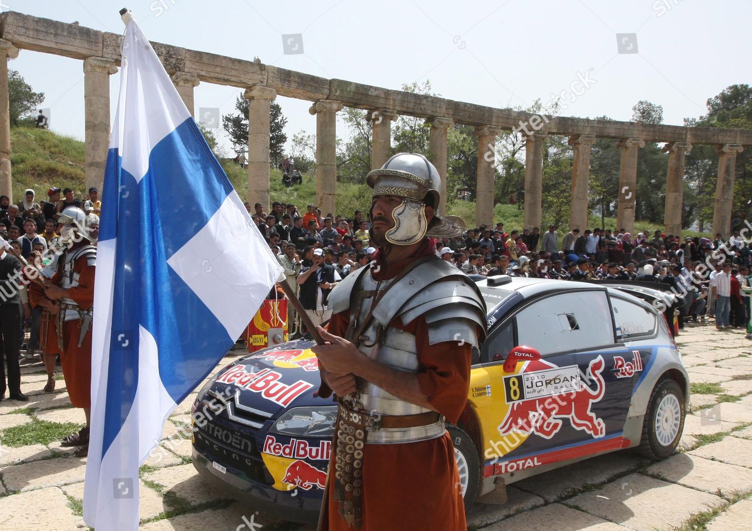 Jordanian Actor Dressed Roman Warrior Stands Editorial Stock Photo ...